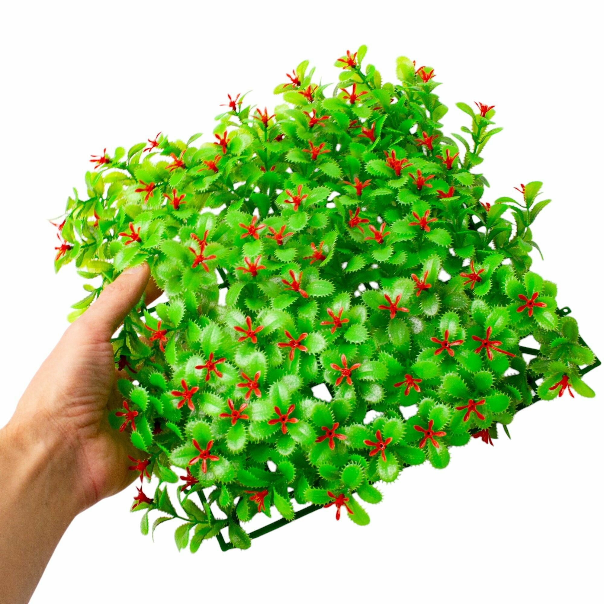 Коврик под грунт из искусственных растений для аквариума Hailea средний P-23 (26x26 см.)