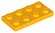 Деталь LEGO Plate 2 x 4 3020 Bright Light Orange N