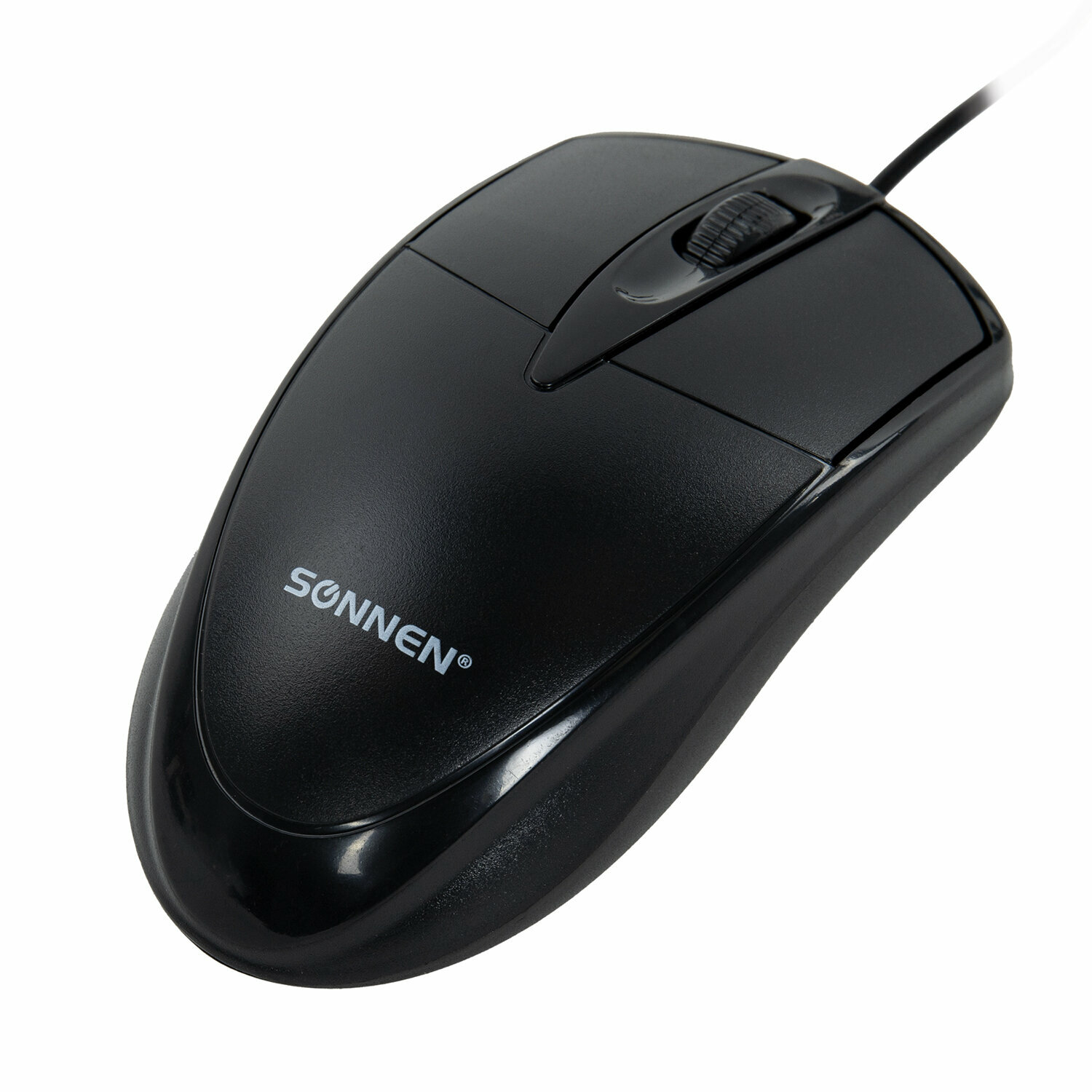 Упаковка 5 шт. Мышь проводная SONNEN B61, USB, 1000 dpi, 2 кнопки + колесо-кнопка, оптическая, черная, 513513