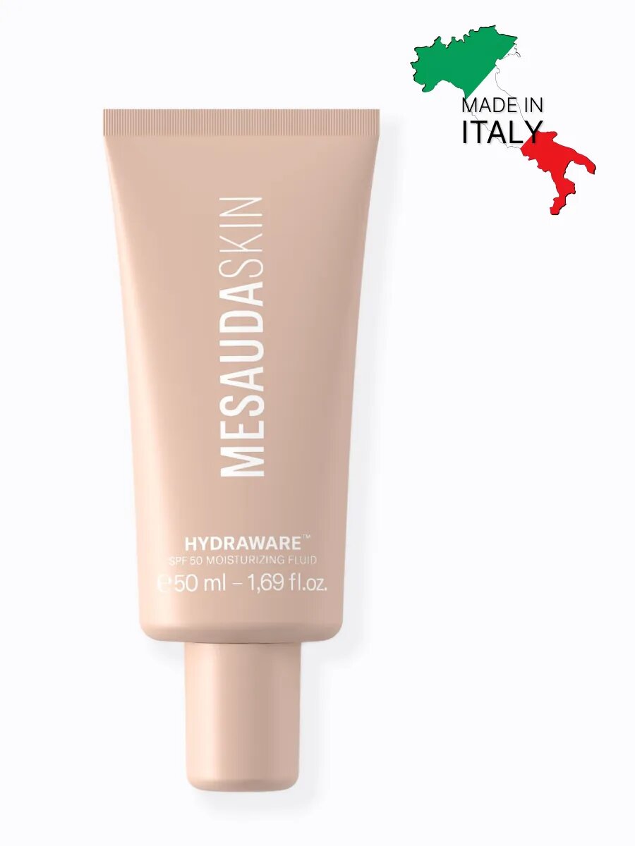 Увлажняющий тональный флюид с гиалуроновой кислотой spf 50