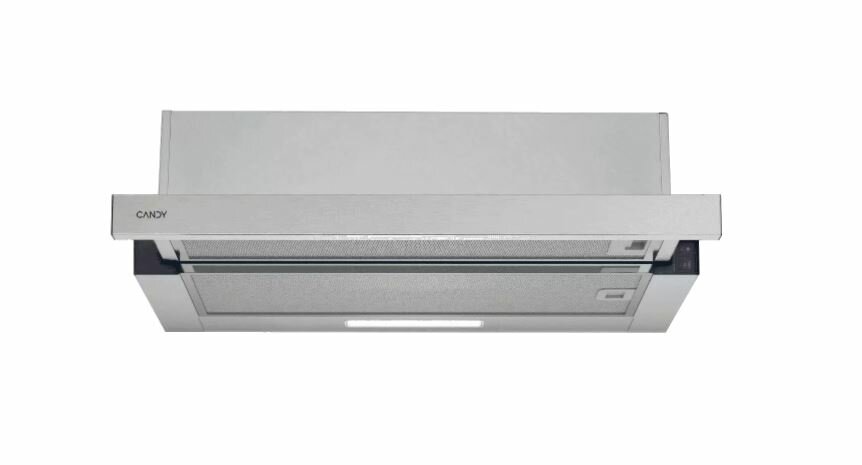 Вытяжка встраиваемая CANDY CBT60RX-07, нержавеющая сталь, 60см