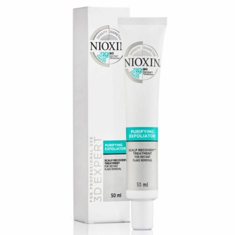 NIOXIN Scalp Purifying Exfoliator - Деликатный скраб для кожи головы против перхоти 50 мл