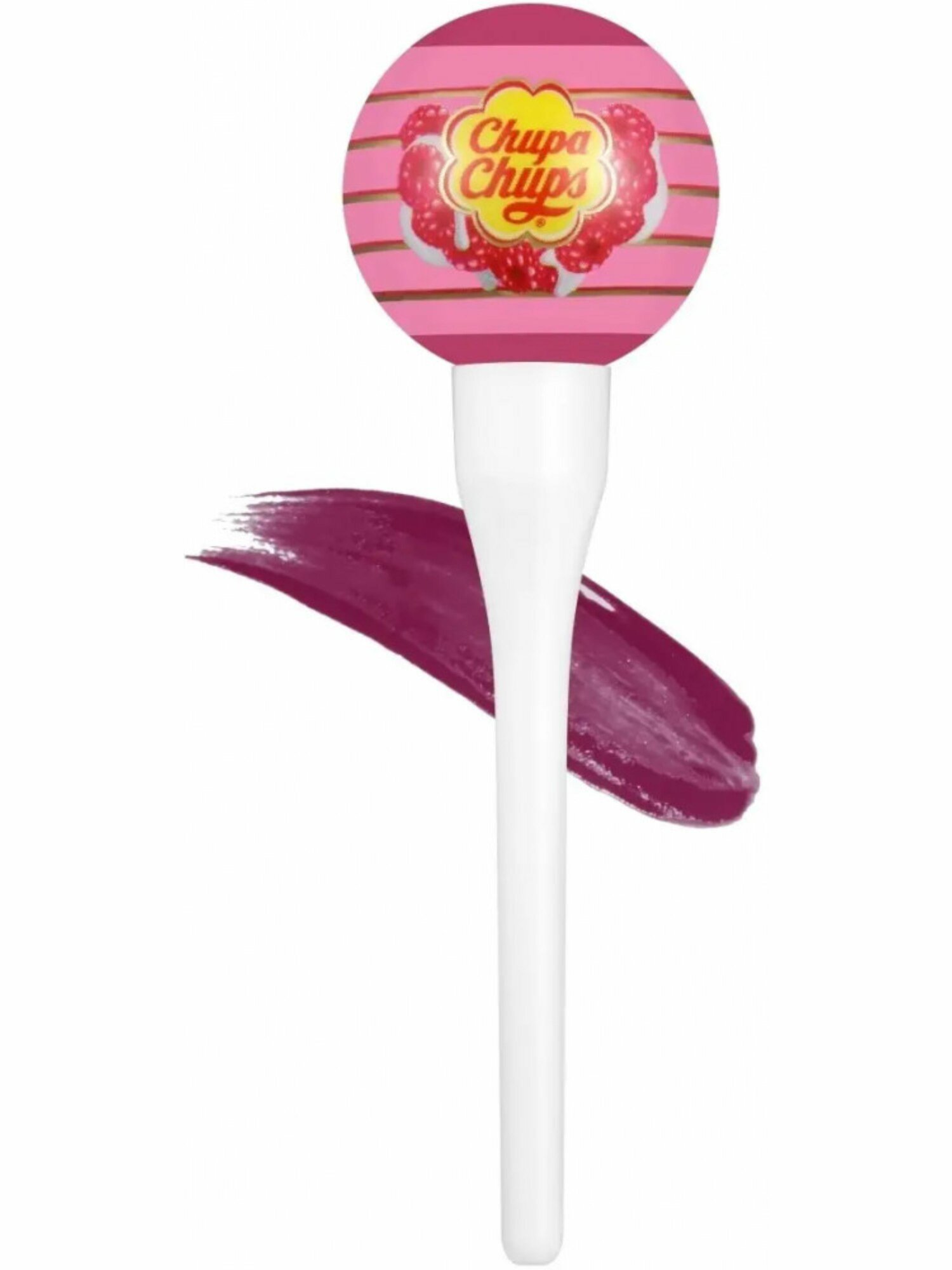 CHUPA CHUPS Жидкая помада-тинт для губ Lip Locker (Raspberry & Cream)