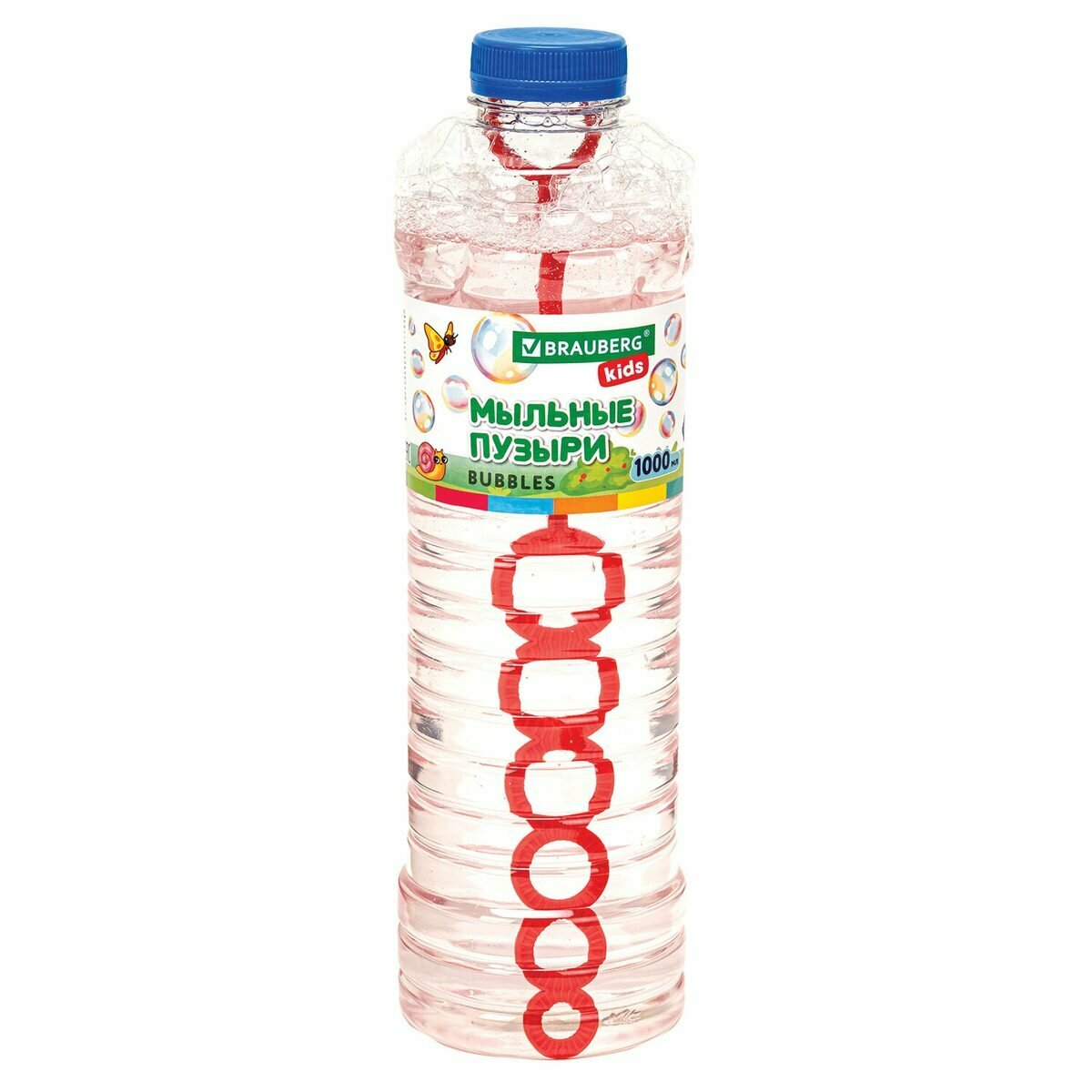 Мыльные пузыри Brauberg Kids, 1000мл, индивидуальная упаковка (665455), 12 уп.