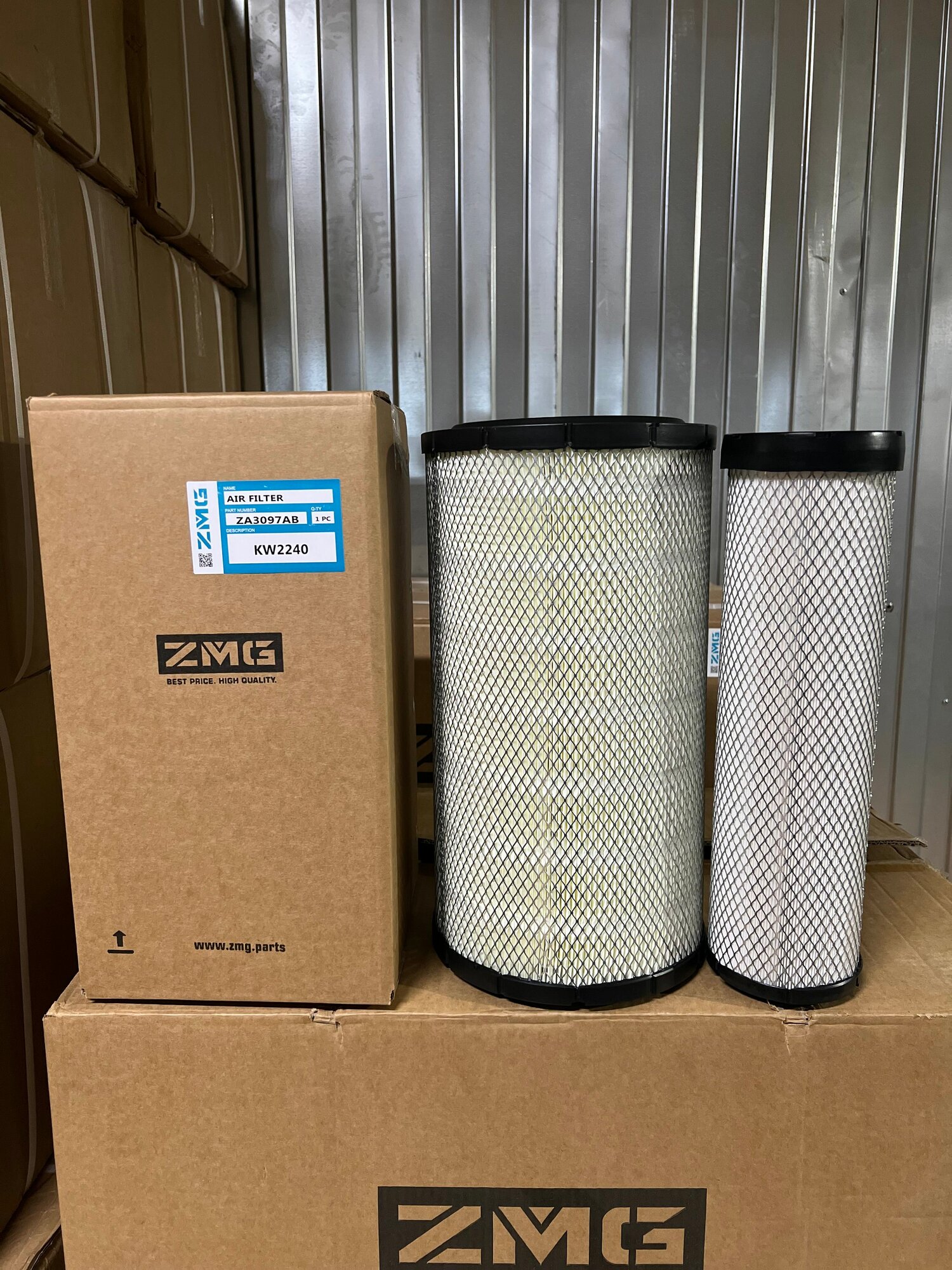 Фильтр воздушный ZMG ZA3097AB (K2240; 13065627; 860135416; PU2240; ST40197AB) Weichai SDLG LONKING FOTON LOVOL XCMG