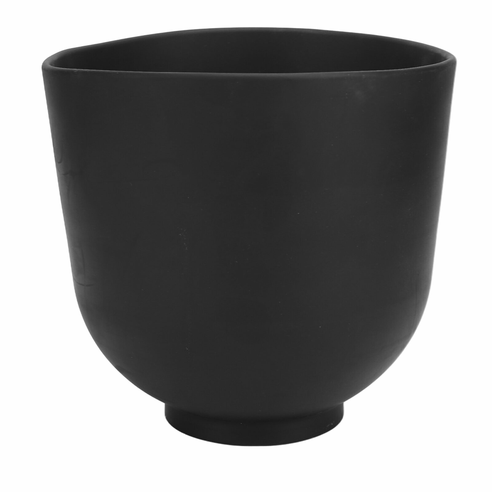 Чаша для смешивания лица DIY Силиконовая миска для смешивания чистого цвета для маски для лица Косметический инструмент для красоты Черный