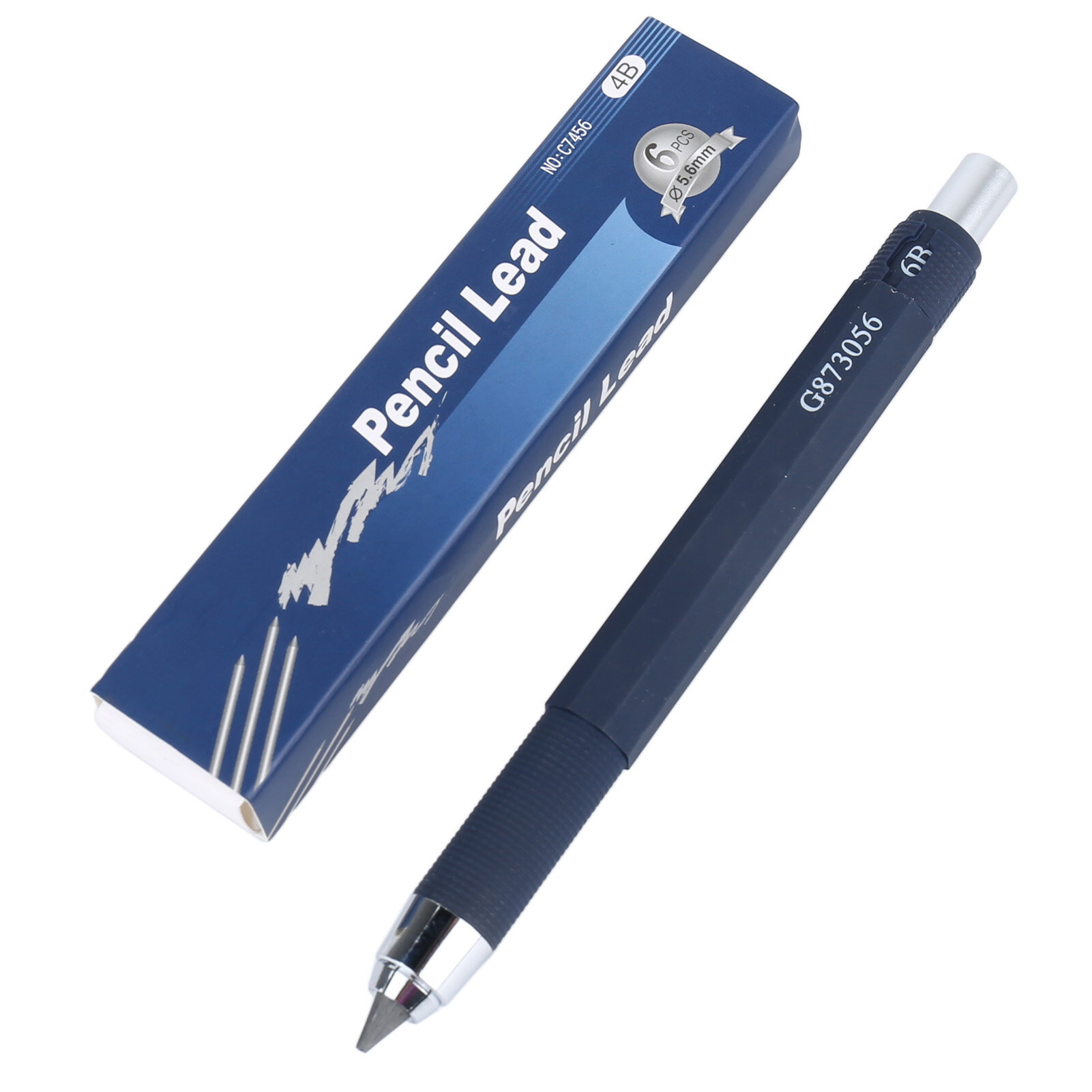 5,6 мм искусство механические карандаши 4b плавное написание рисования карандаши с 6 лидерами для творческих художников и студентов