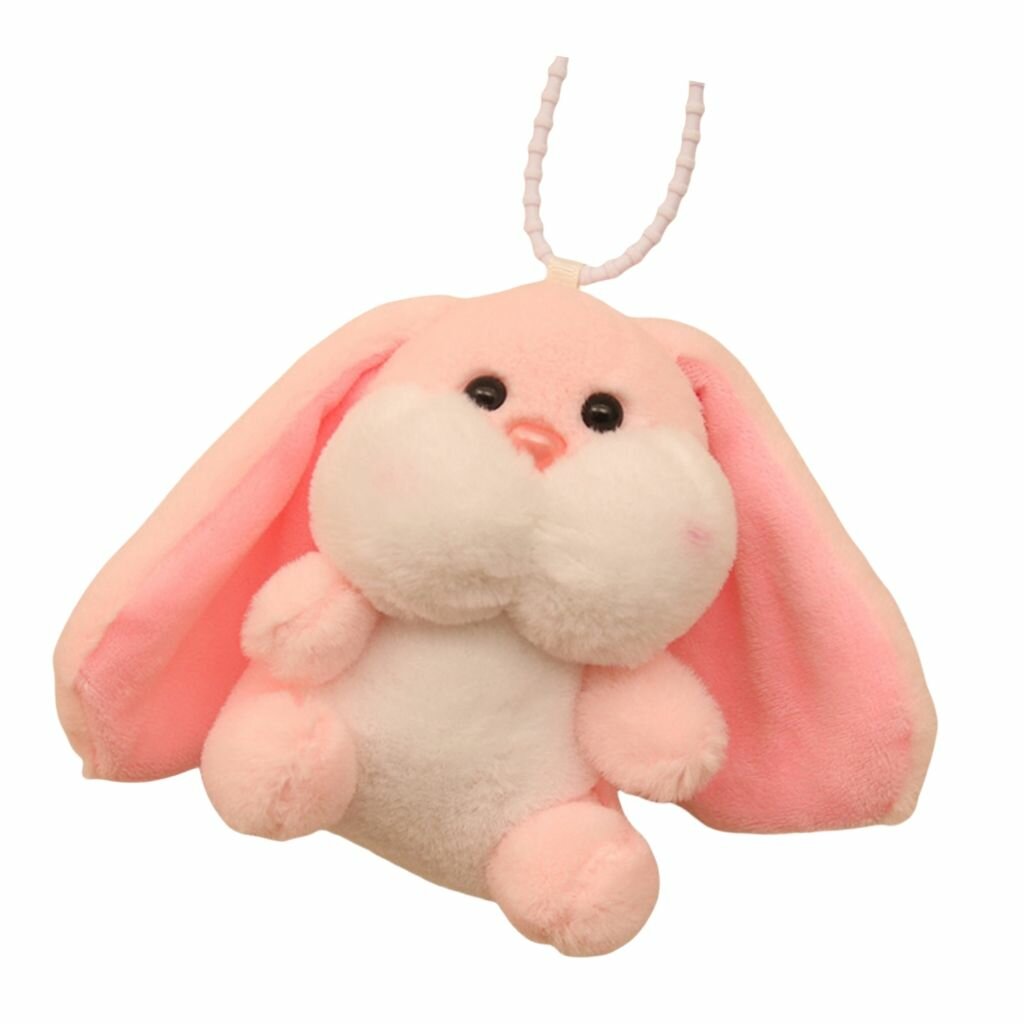 Модный брелок в форме кролика, длинноухий плюшевый кролик, сумка, подвеска, брелок, аксессуар для сумки любителей животных