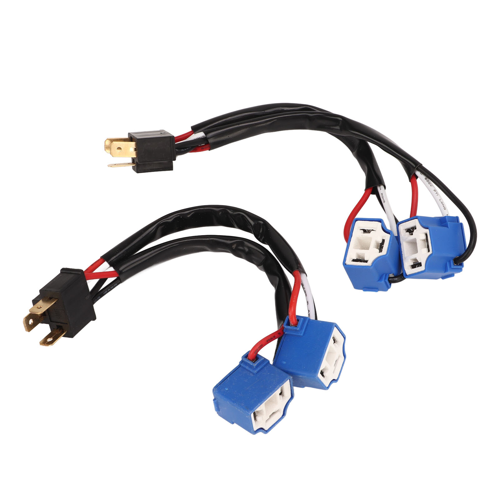 2 Pcs H4 9003 Wire Harness Sockets Male to Female 2 Way Splitter Wiring Harness для Truck Pickup LED Wire Cable Plug