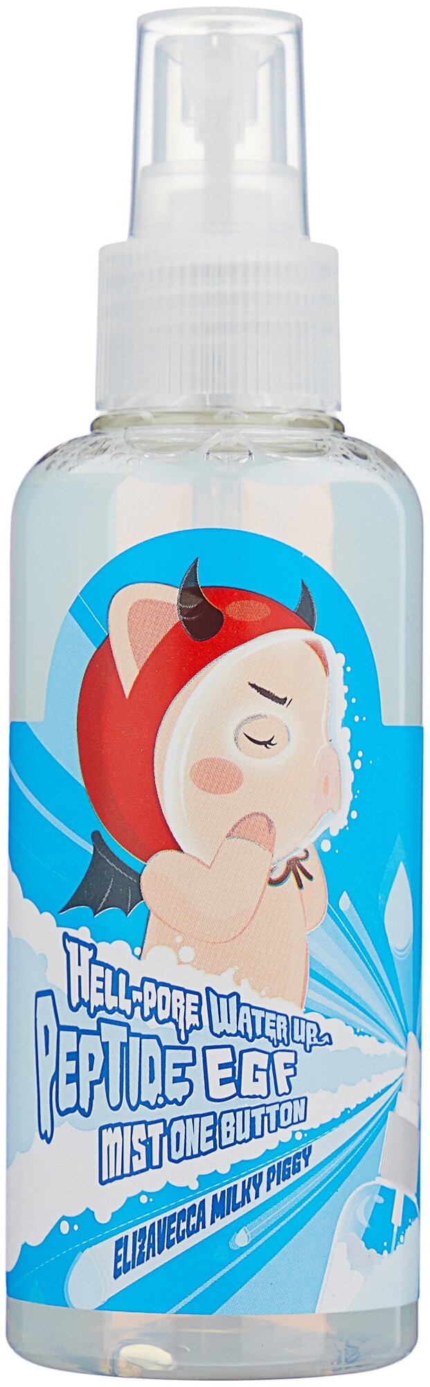 Мист для лица Elizavecca Hell-Pore Water Up Peptide EGF Mist с пептидами, 150 мл.
