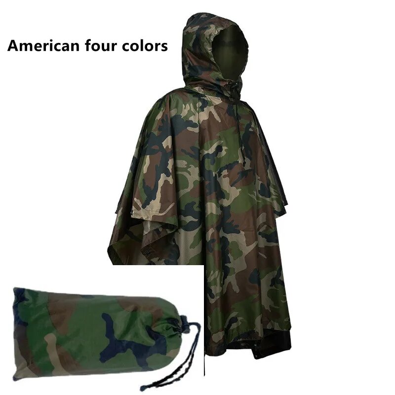 Пончо камуфляжное American four colors, Цвет: N-08