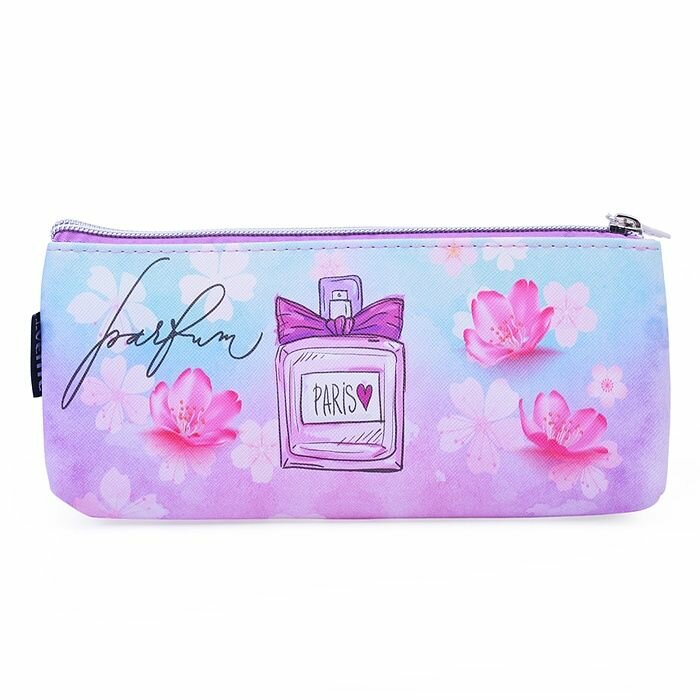 Пенал deVENTE "Perfume" 21x8x3,5 см, треугольный для 45 предметов, на молнии (7026430)