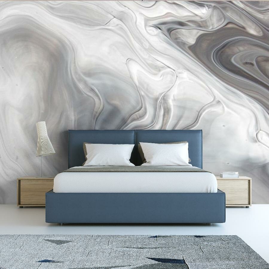 Фотообои Перламутровый флюид арт 9-1696-S-Холст 270 x 200 см (ВхШ) Бесшовные, флизелиновые, влагостойкие обои MasterFresok