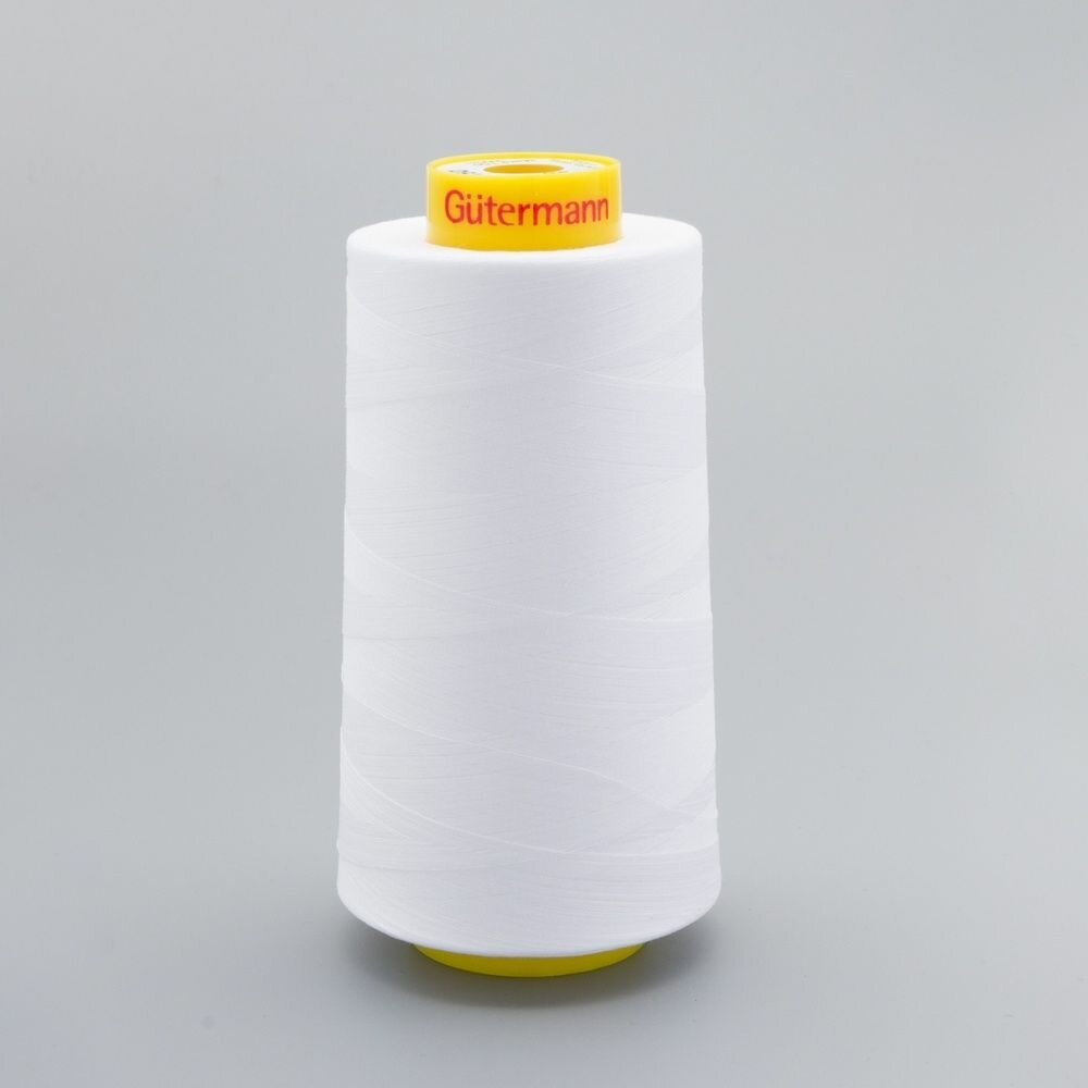 Швейные нитки Gutermann Mara 150/5000 м, цвет 800 белый, 1 шт (713961)