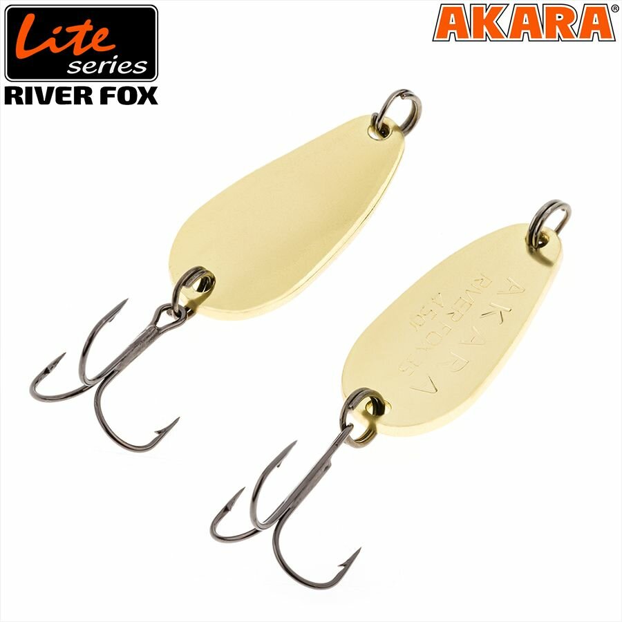 Блесна колеб. Akara Lite Series River Fox 25 2,5гр. AB41