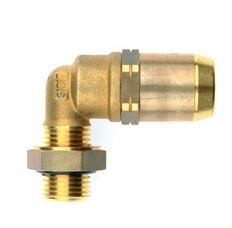 Фитинг угловой с наружной резьбой трубка 10/8 М10*1