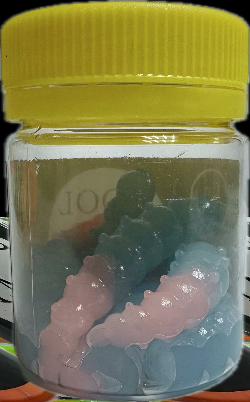 Приманка Cool Place Big J. Floating stretch 4,5см, цвет 15 голубой - бледно-роз.