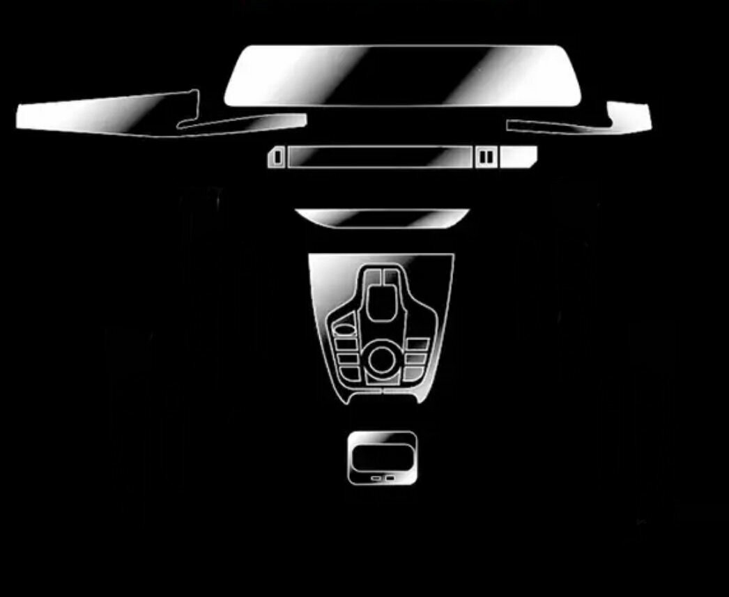 Комплект защитных пленок на элементы салона Chery Tiggo 8 Pro Max / Черри Тигго 8 Про Макс рестайлинг 2023-2025 г. в