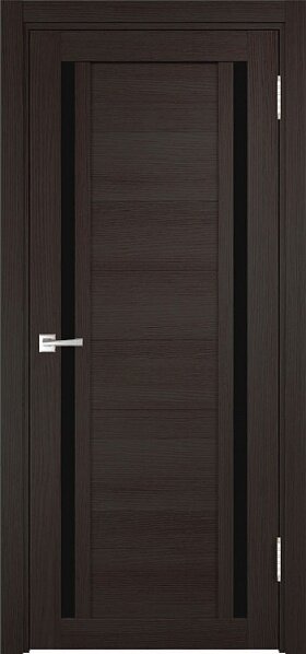 Межкомнатная Дверь Verda Z-3 Грей со Стеклом Лакобель Чёрный 2000х700мм (Полотно 1шт) / Верда.