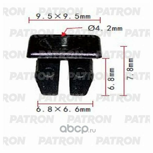 Фиксатор пластиковый VAG, GM применяемость: вставка под саморез 4,2 мм Patron P370737