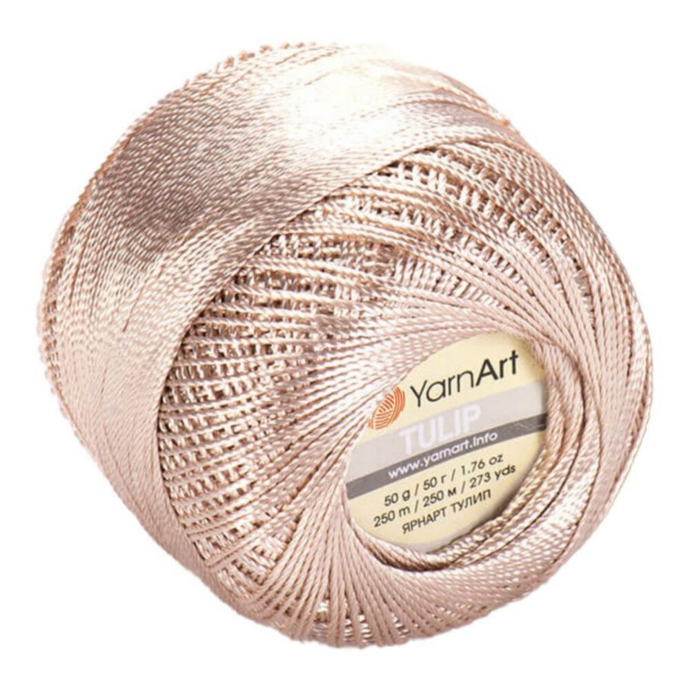 Пряжа для вязания YarnArt Tulip 404 бежевый 1 моток 50 гр/250 м 100% микрофибра