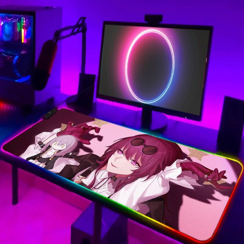 Коврик Honkai Star Rail "Anime Universal Collapse", для игровой мыши, RGB-подсветка