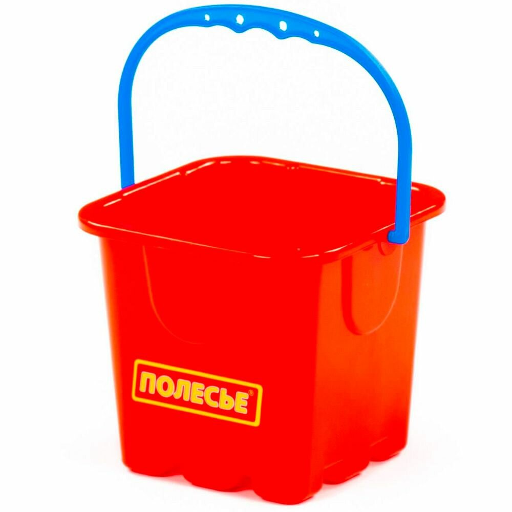 Маленькое детское ведерко "Крепость" для песочницы, пластиковое ведро для игры в песке, 0,375 л.