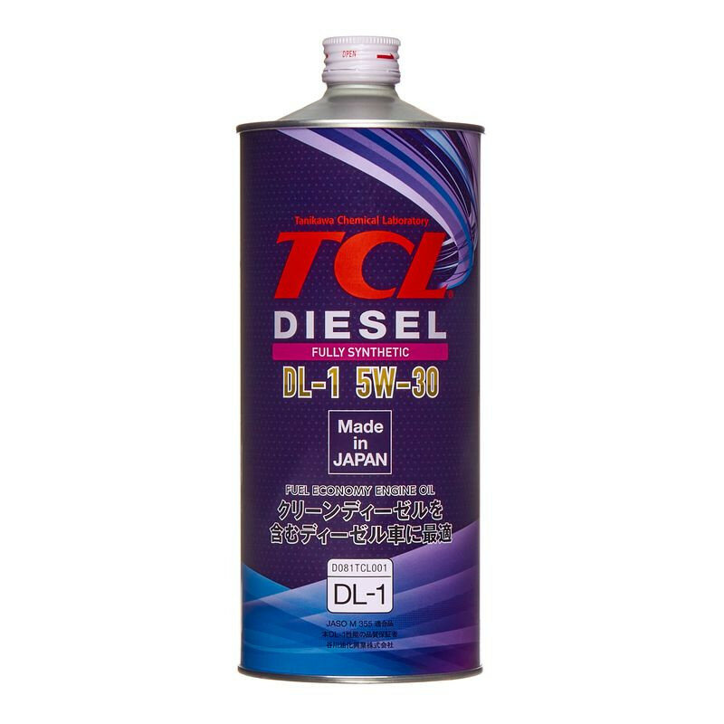 TCL Diesel DL-1 5W-30 1 литр Моторное масло для вашего автомобиля