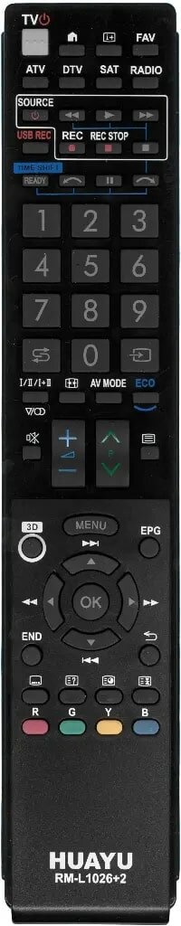 Универсальный пульт Huayu RM-L1026+2 для Sharp