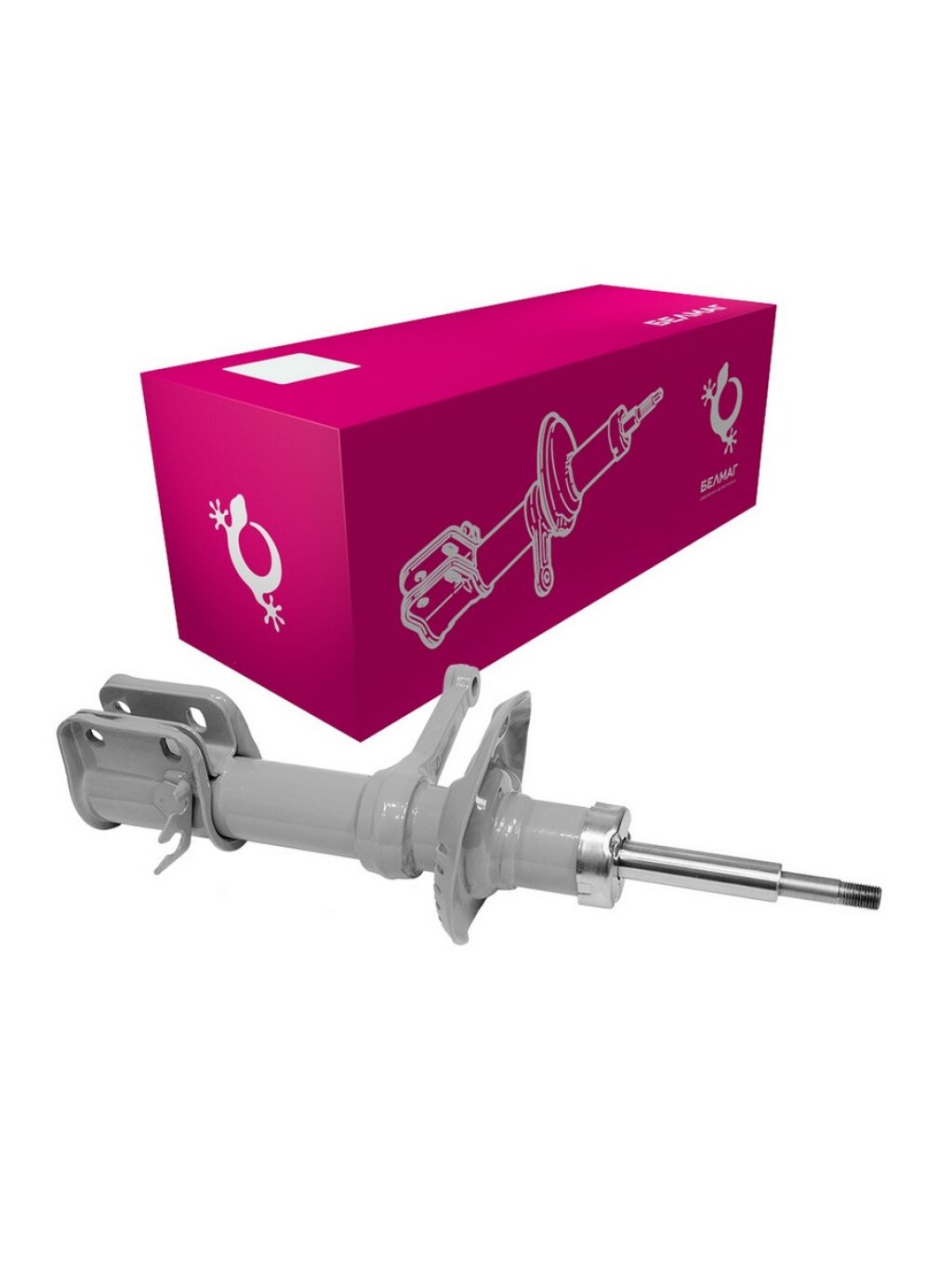 Стойка передней подвески 1119 правая "БелМаг" (масло)