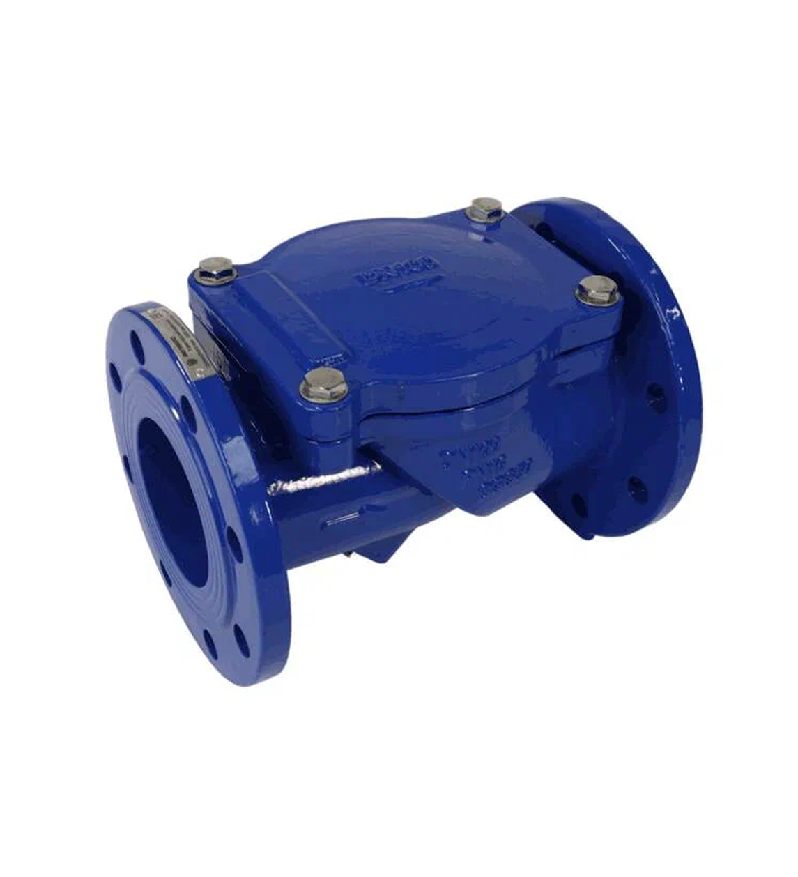 Клапан обратный чугун поворотный Ду 65 Ру10/16 Тмакс=120 оС фл диск сталь+EPDM Benarmo