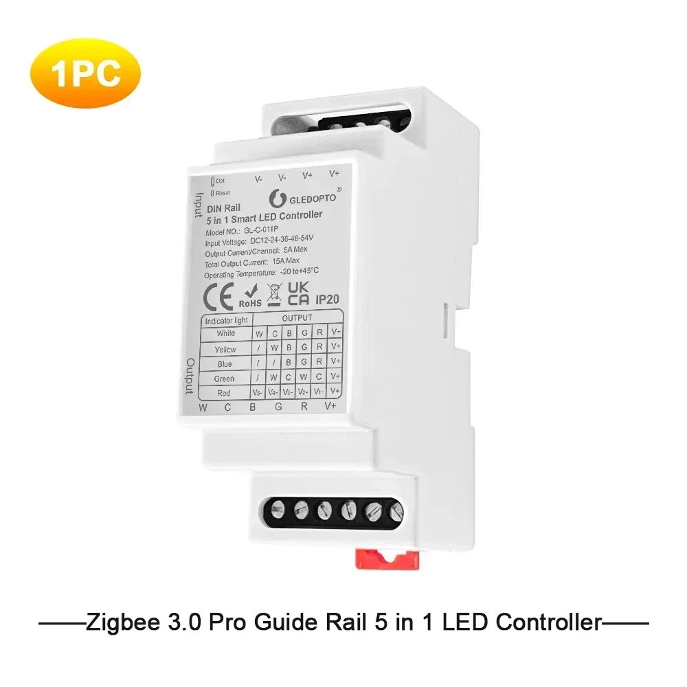 Контроллер светодиодных лент Gledopto GL-C-011P GL-C-011P