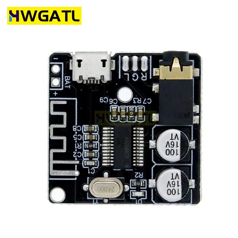 HWGATL Bluetooth 5,0 аудиоприемник беспроводной стерео адаптер Hi-Fi декодер без потерь для домашнего автомобильного динамика поддержка aptX HD/LDAC/AAC Black