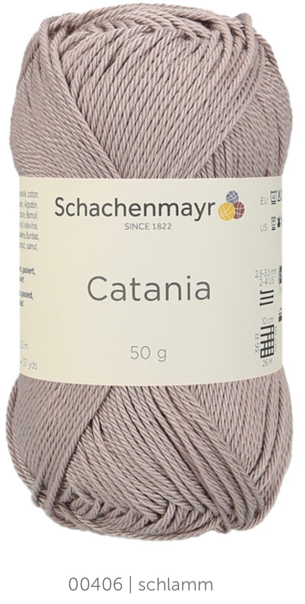 Catania /Катания/ пряжа Schachenmayr Originals, MEZ, 9801210 (00406, schlamm (землянистый), коричневый)