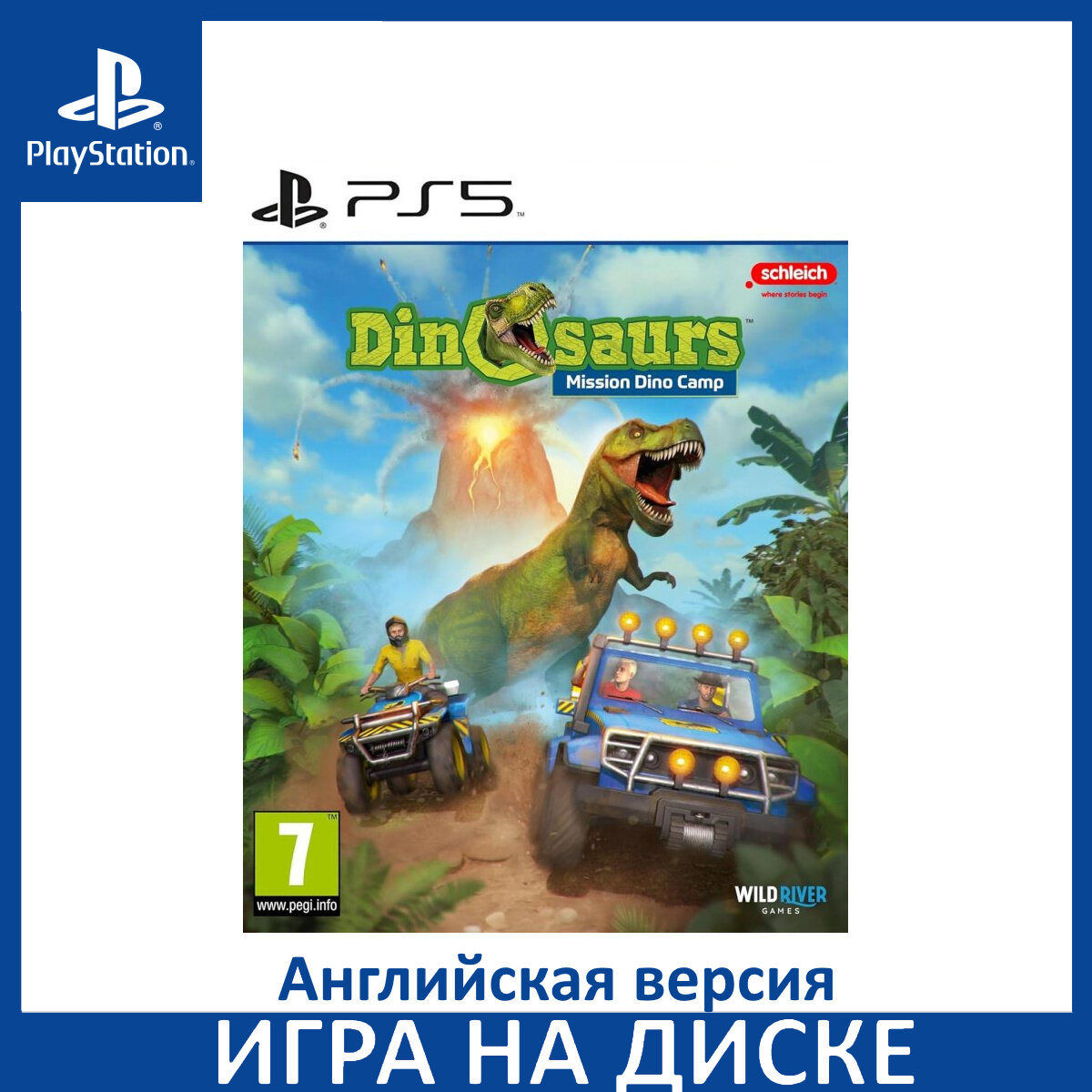 Игра DINOSAURS: Mission Dino Camp PS5 Английский язык Диск на PlayStation 5
