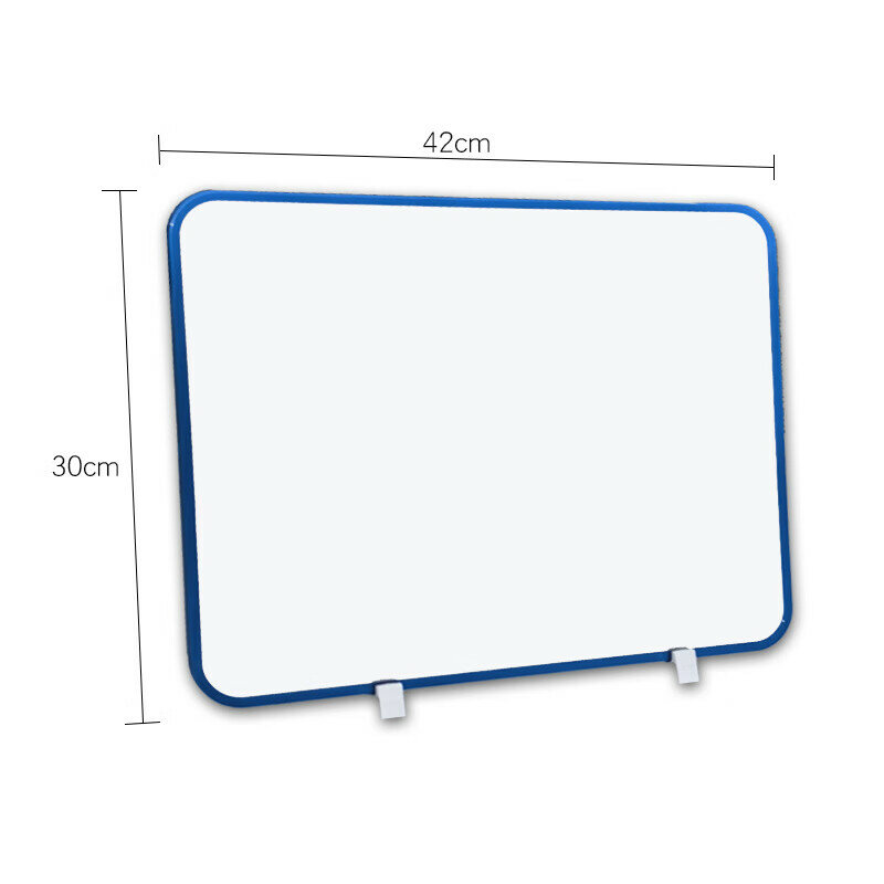 Flybook Desktop Mini Whiteboard with Stand, Double-Sided Portable Erasable Writing Board for Kids, Soft Edge Blackboard for Home, Office, Memo Board for Office Planning, Live Streaming Reminder Board