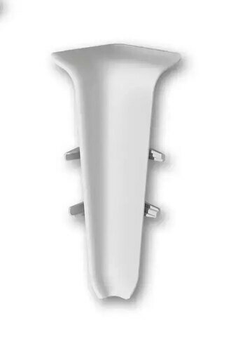 Внутренний угол к плинтусу Deconika 100 мм Светло-серый 002