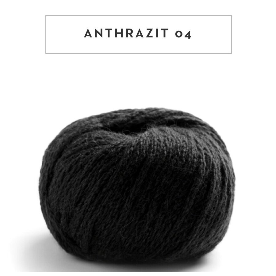 Puno /Пуно/ пряжа Lamana (60% альпака, 40% шерсть мериноса сверхтонкая), 50г/60м (04, *, anthrazit (антрацит), серый)