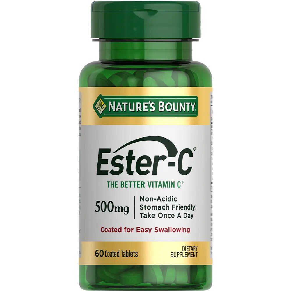 БАД Nature's Bounty Таблетки "Эстер - С 500 мг", 60 шт. Ester-C 500 mg