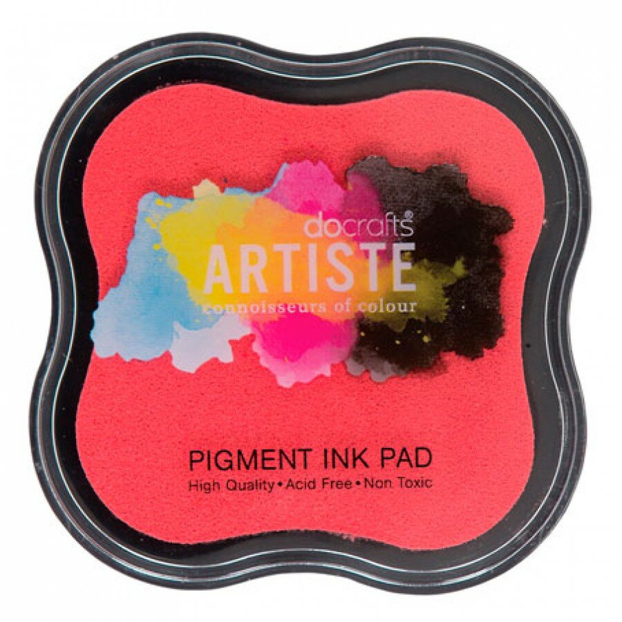 Подушка штемпельная пигментная, розовый розовый * DOCRAFTS DOA550107