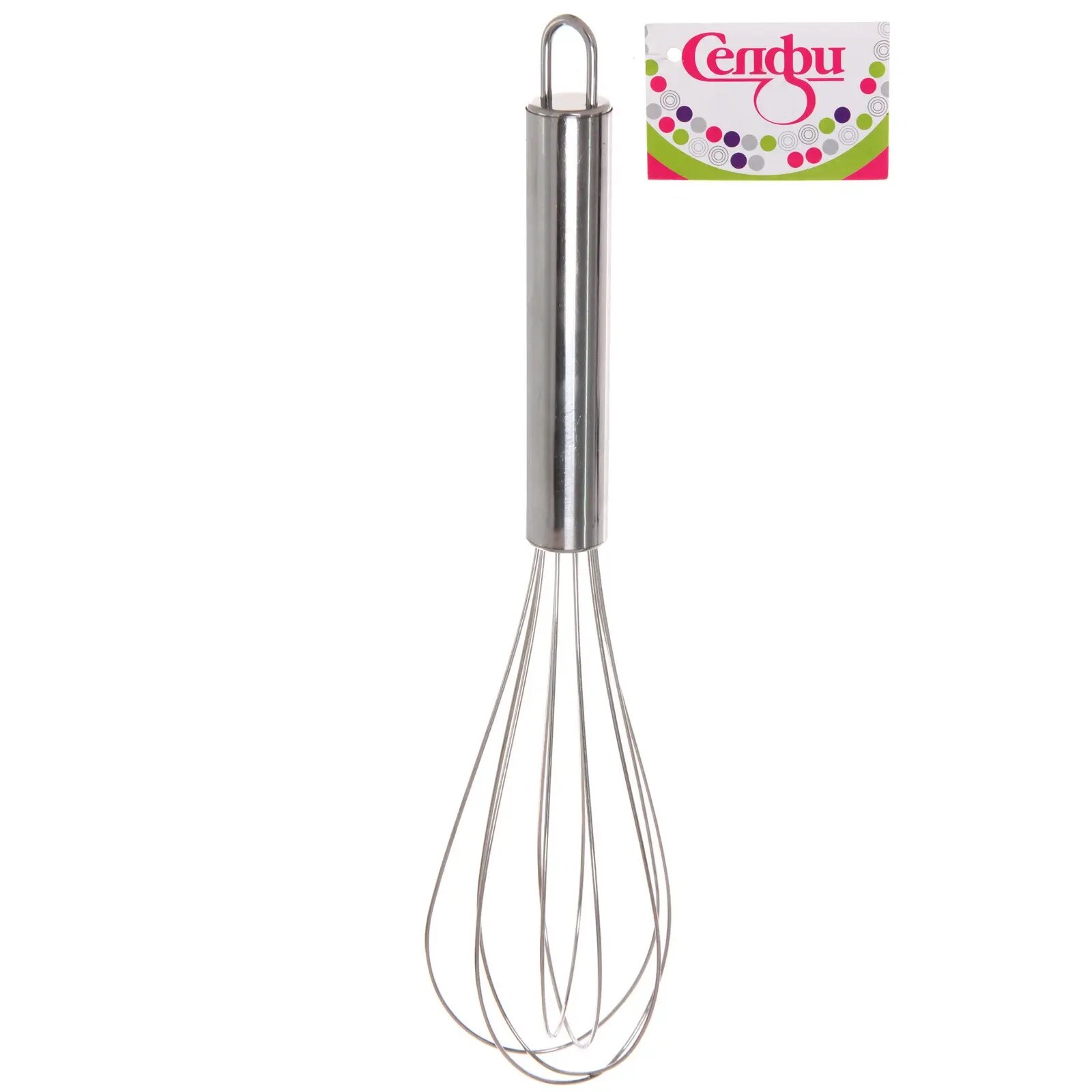 Венчик металлический 26см, удобная ручка, для взбивания яиц и крема