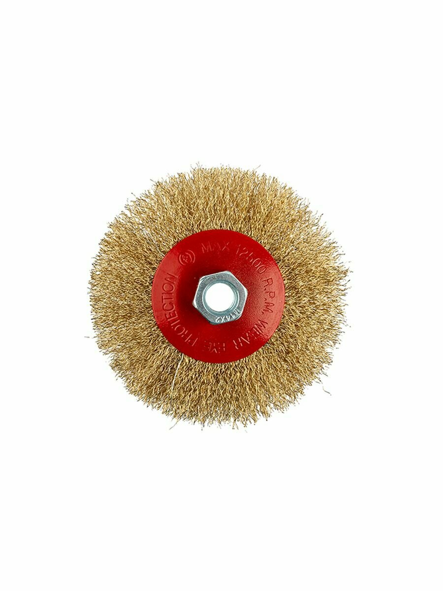 Щетка металлическая для УШМ PRAKTISCHE TOOLS, "тарелка", М14, 115 мм