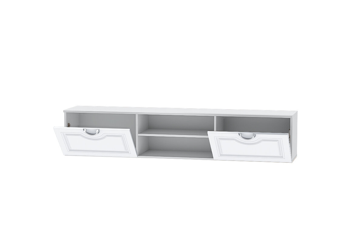 DL Тумба 2 Иннэс 7 Ника навесная, ширина 180 см, комод, в гостиную, в спальню, мебель в дом