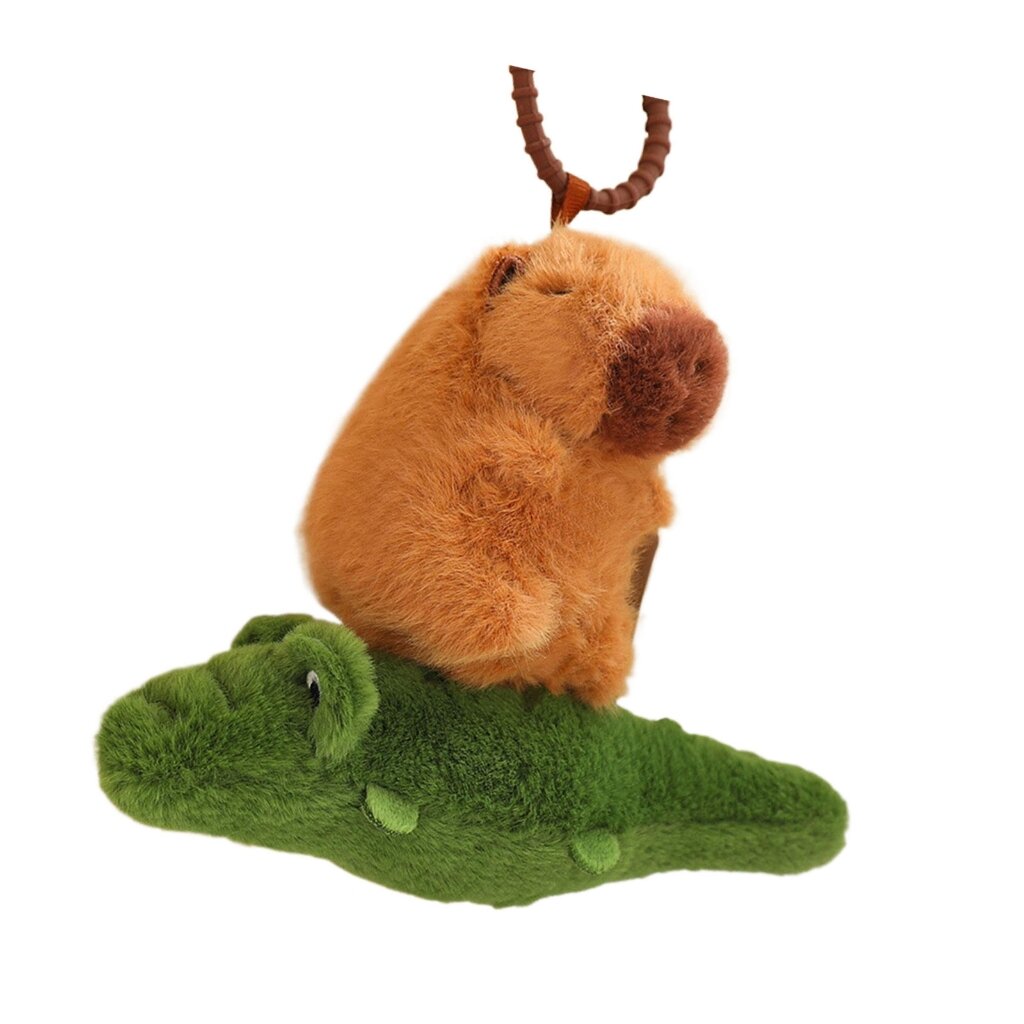 Прекрасная Сумка Шарм Капибары Плюшевый Брелок Мягкие Игрушки Для Детской Комнаты Рюкзак