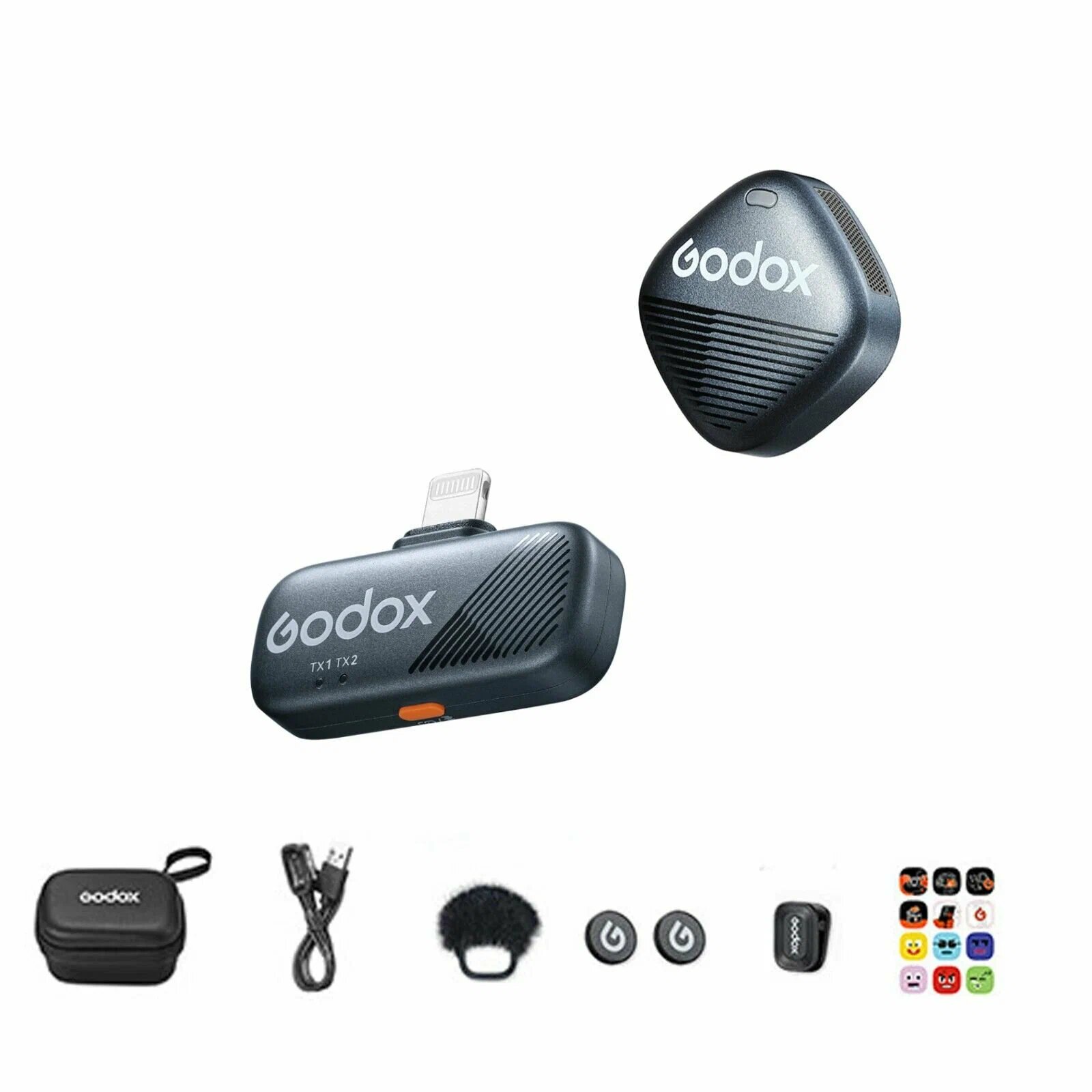 Петличная радиосистема Godox Cube SL Kit 1 для смартфона Lightning