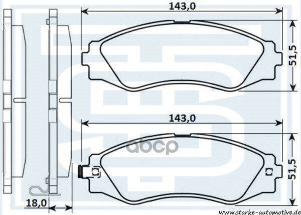 Колодки тормозные GDB3216 CHEVROLET LACETTI (J200) / EPICA (KL1) / NUBIRA передние/178-519 96253382 96253367 96245178 96253.