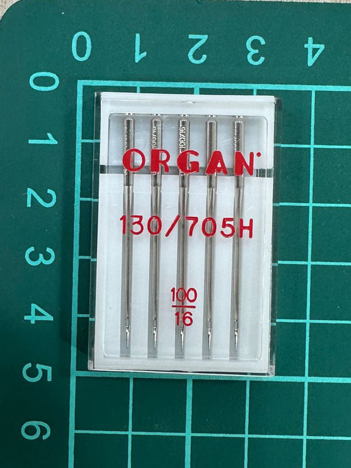 ORGAN иглы для швейных машин Jeans (джинс) №100 - 5 шт.