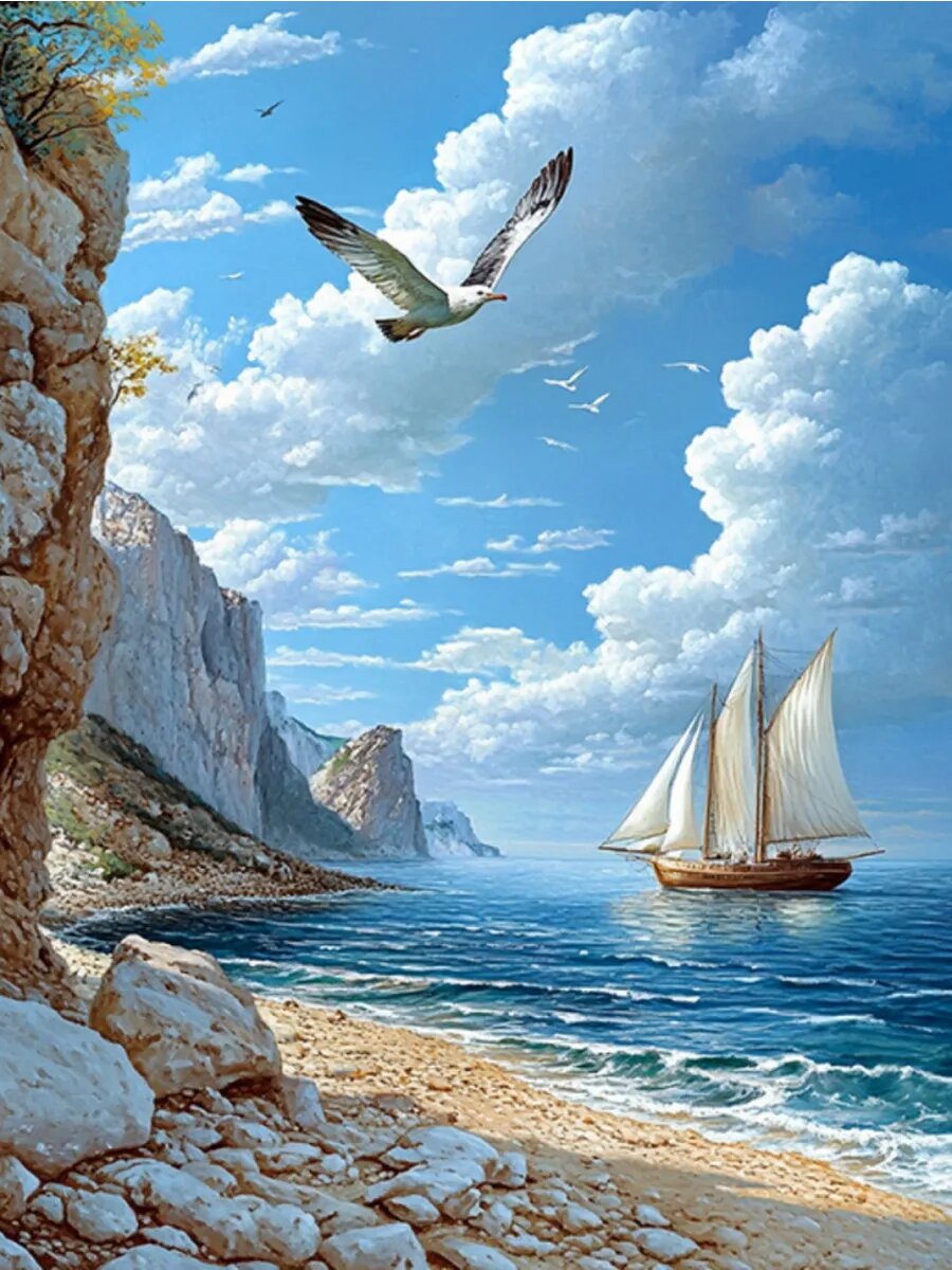 Картина по номерам ", на холсте на подрамнике, 40 x 50 см