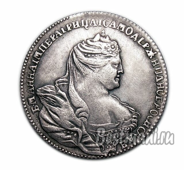 Ценная полтина 1738 Московский тип сувенирная копия Д монеты, нумизматика, деньги для коллекции