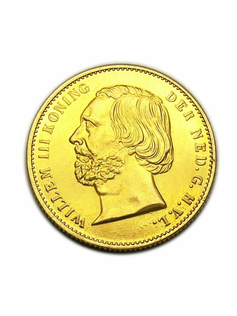 Золотые 10 гульденов 1851 Нидерланды сувенирная копия монеты, нумизматика, деньги для коллекции